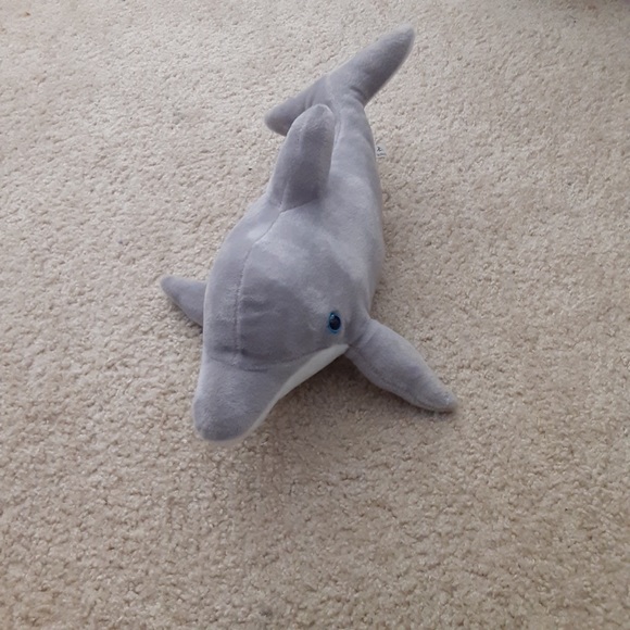 Toys | Seaworld Theme Park Realistic Gray Dolphin Plush Stuffed Animal ...